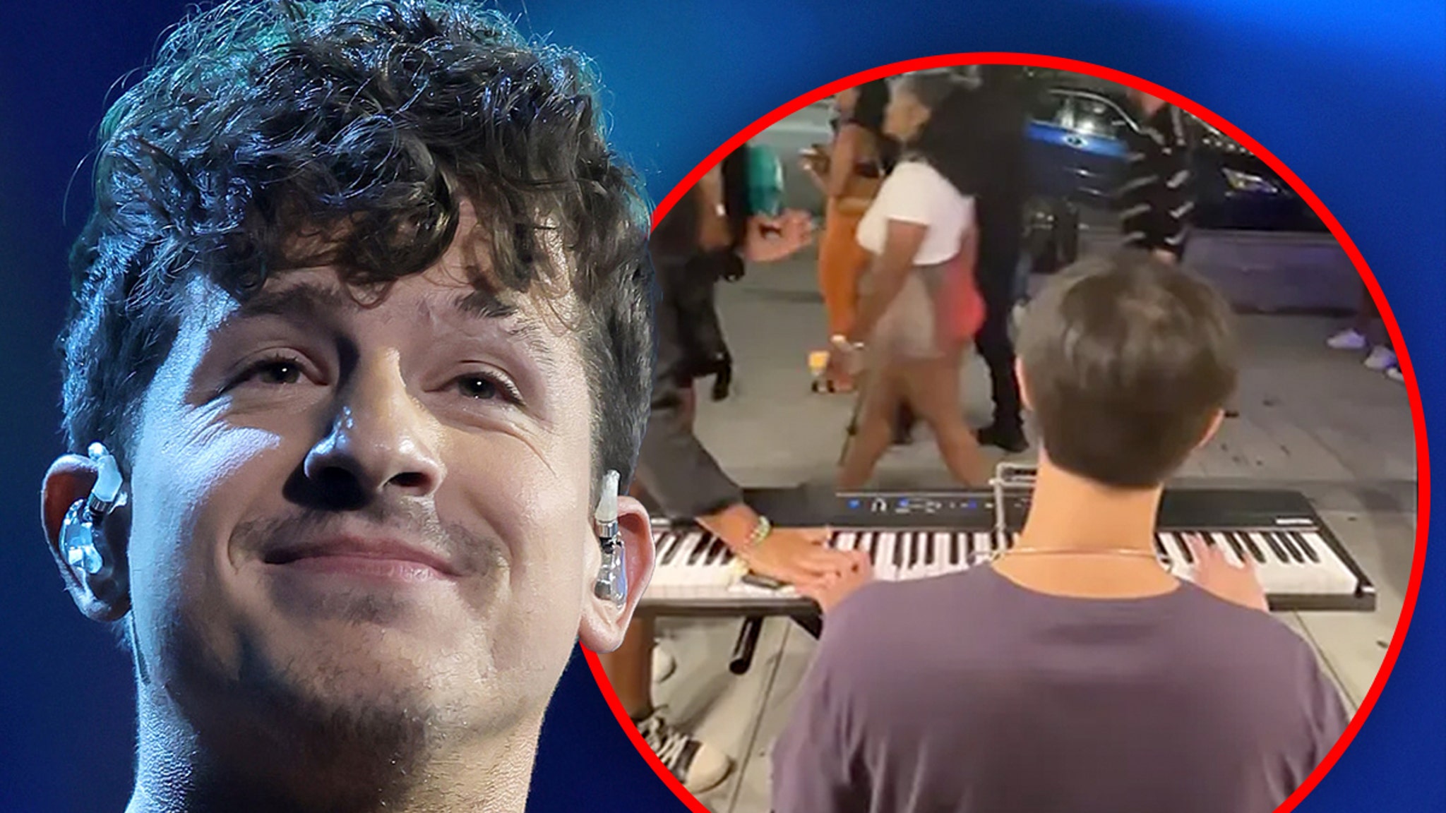 Charlie Puth Encourages Street Performer From Piano Smash, Invites Him ...